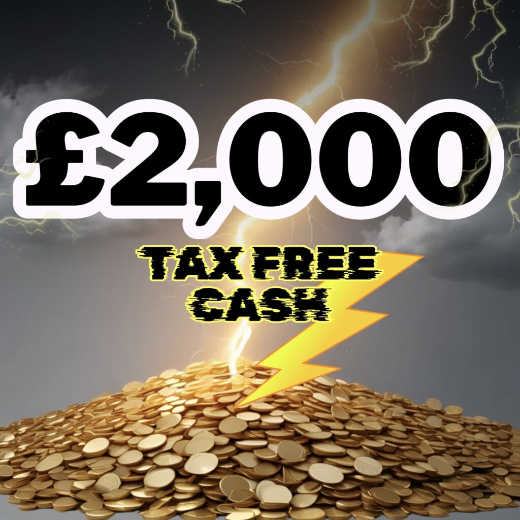 £50K FLASH CASH - 2500 PRIZES - £2K END PRIZE - Raffleade