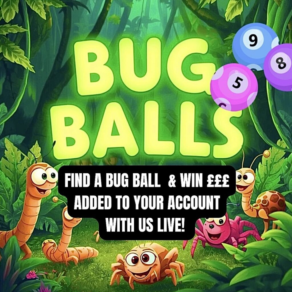 LIVE SHOW! BUG BALLS 🎱 - Raffleade
